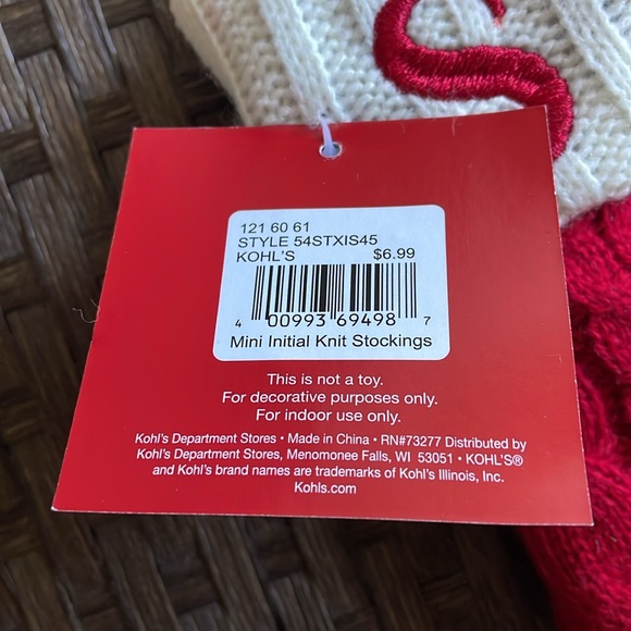 St. Nicholas Square | Holiday | St Nicholas Square 8 Knit Monogrammed ...